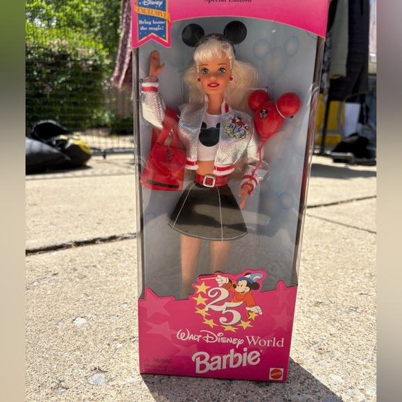 Mattel | Other | 25th Anniversary Walt Disney Barbie | Poshmark